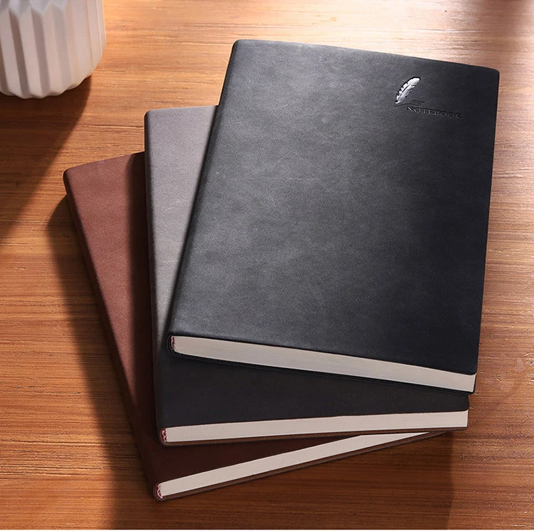 Large Notebook A4 Soft Cover 200sheets College Ruled Thick Academic ...