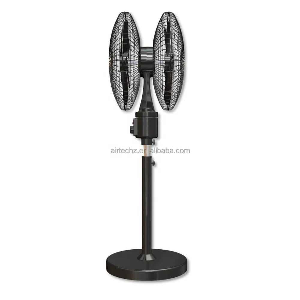New Generation A/c 220v 110v/60hz 5 Plastic Blades Pedestal Double ...