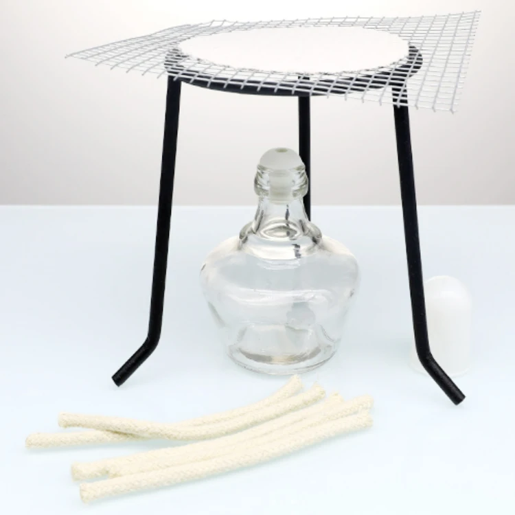 Tiandi Lab 150ml Glass Burner Alcohol Lamp with Wick Cotton