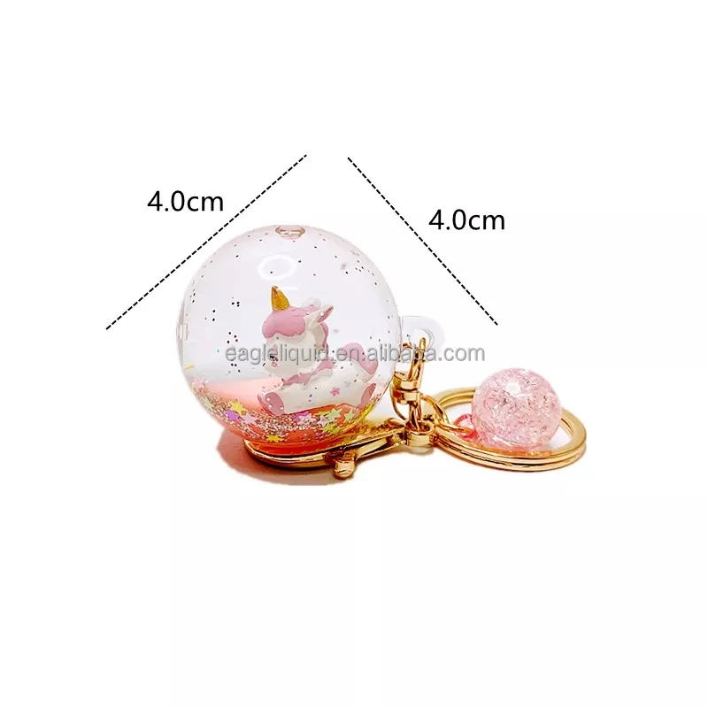 Cute Ball Shape Floating Keychain With 3d Fish & Custom Design, Oem ...