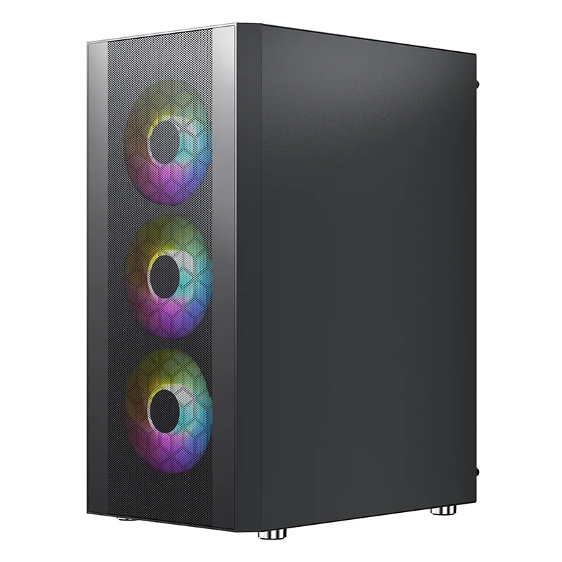 Mesh Panel Gaming Pc Case Desktop Atx Chassis Gaming Computer Cases ...