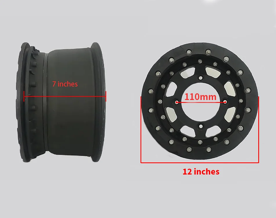 Arace Atv Utv Beadlock Wheel Carbon Composite Front Rear Atv Utv ...
