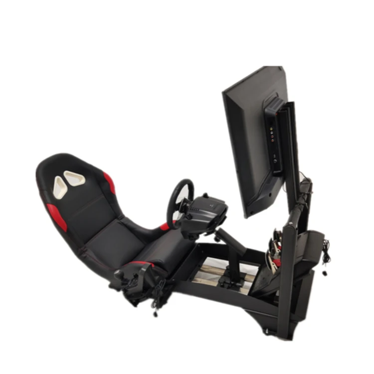 Foldable Chair Wheel Stand Video Game Racing Car Simulator Cockpit For ...