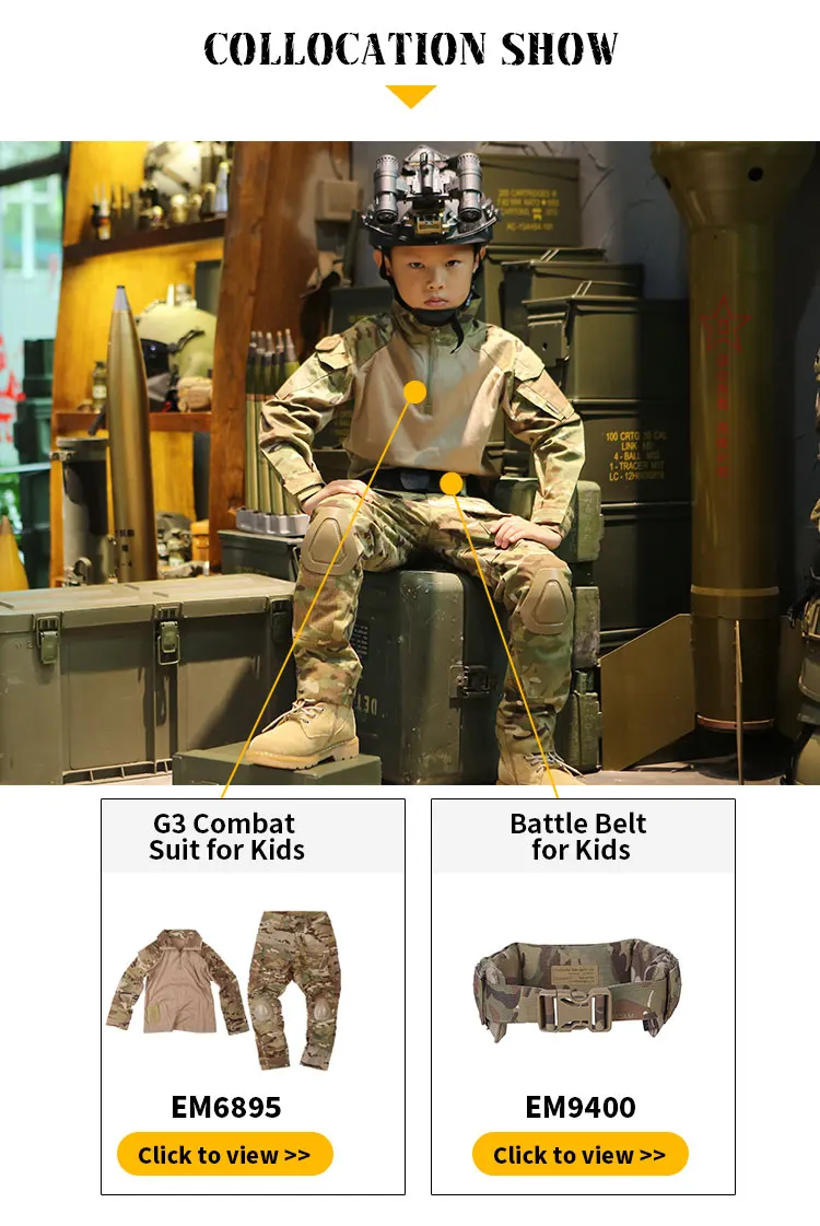 Emersongear Children Training Helmet - Tactical Gear for Kids