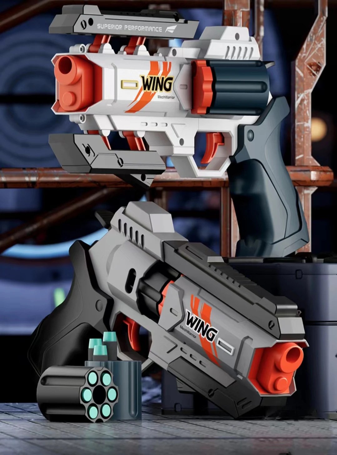 Blue Sniper Soft Bullet Toy Guns - Fun & Safe for Kids