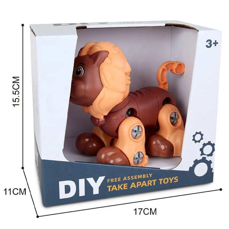 Custom Add Logo Diy Disassembly Tiger Kit 3D Puzzle Home Playing ...