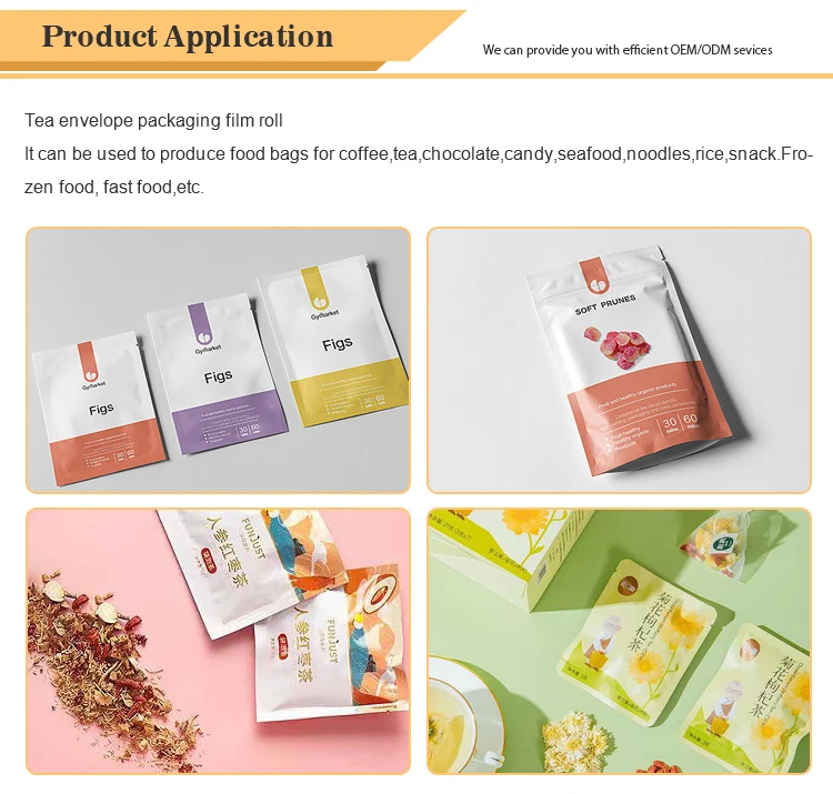 Custom Instant Coffee Tea Bag Outer Bag Film Heat Sealable Instant ...