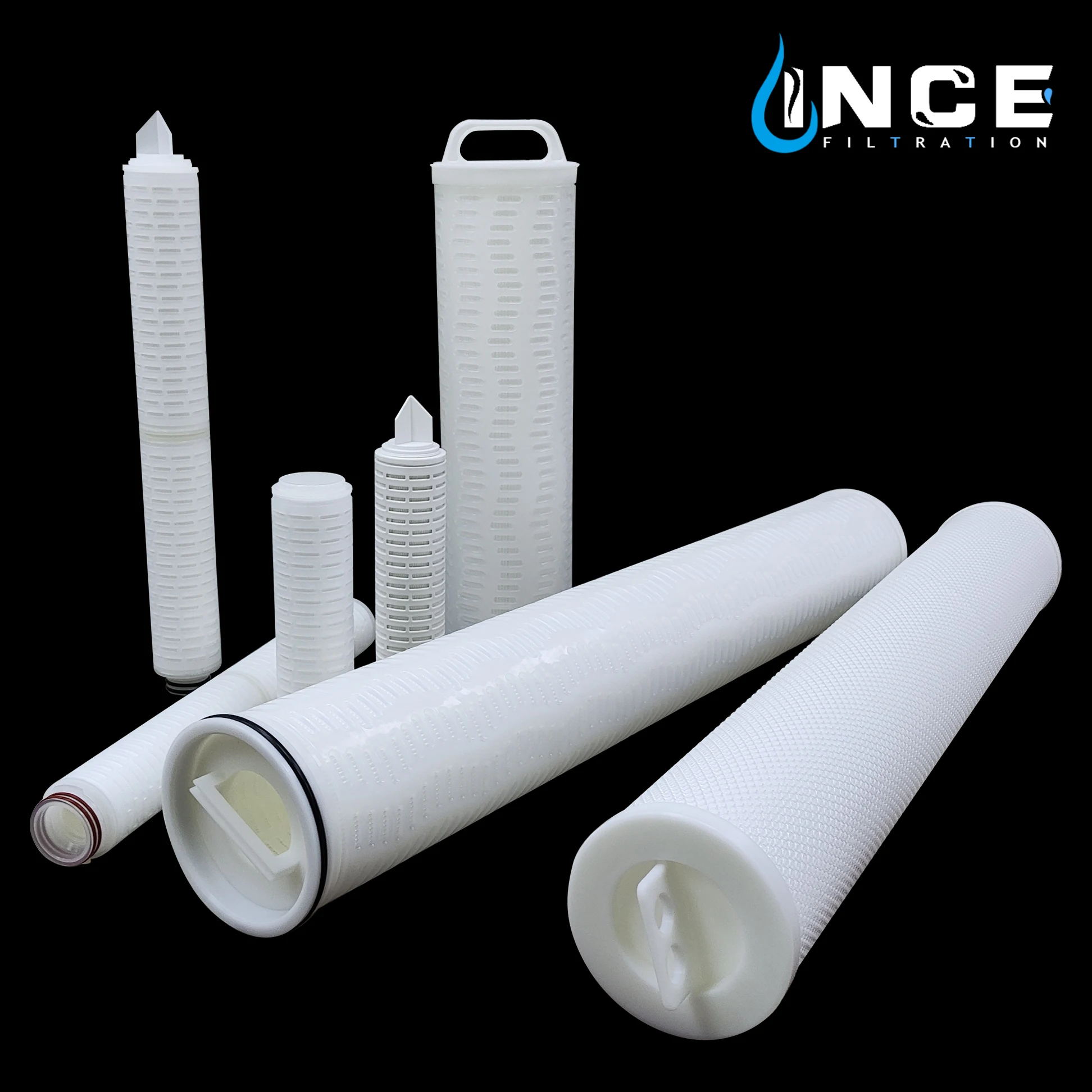 High Flow Filter Cartridge Large Flow Pleated Element Polypropylene ...