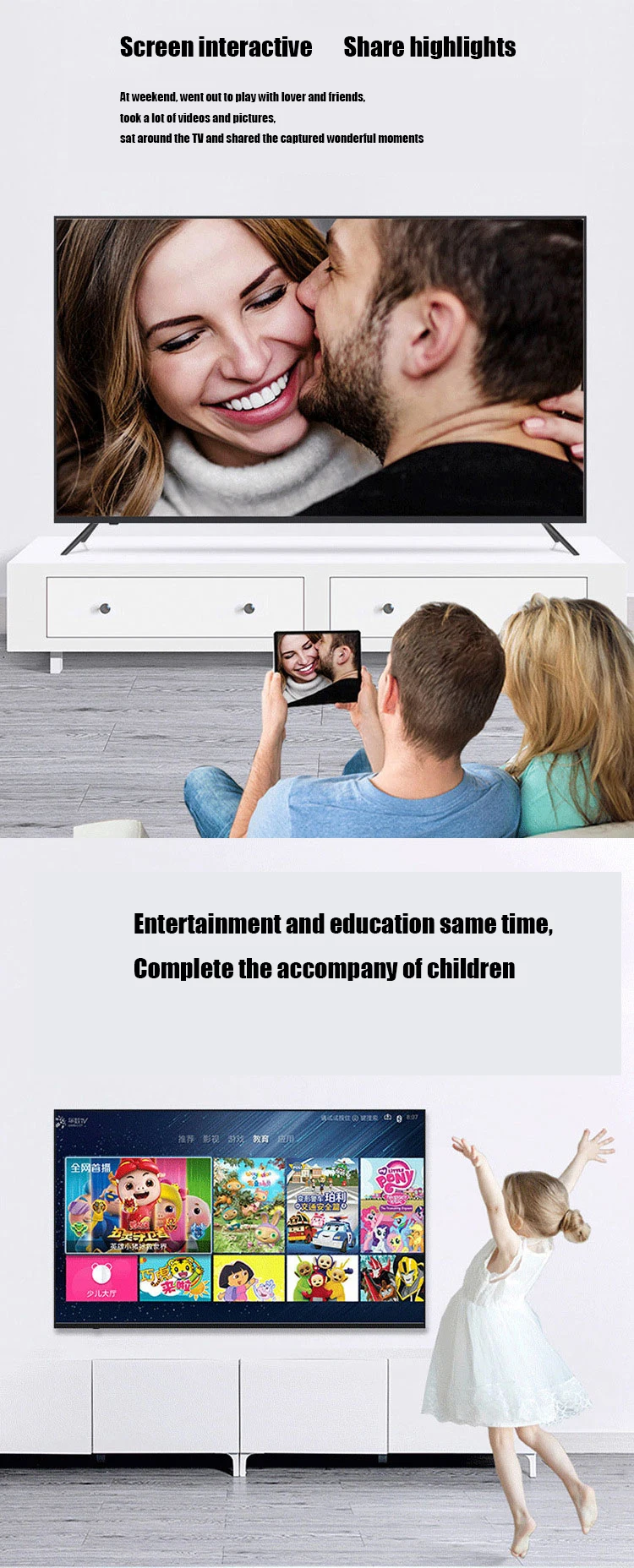 110-200 Inches Brand New Aimenpad 4k/8k Uhd Android Tempered Glass Led ...