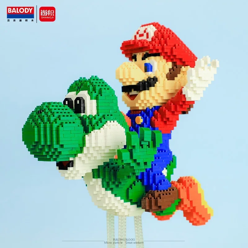 New High Quality 29cm Super Marios Bros Toys Figure Fly Marios Micro ...