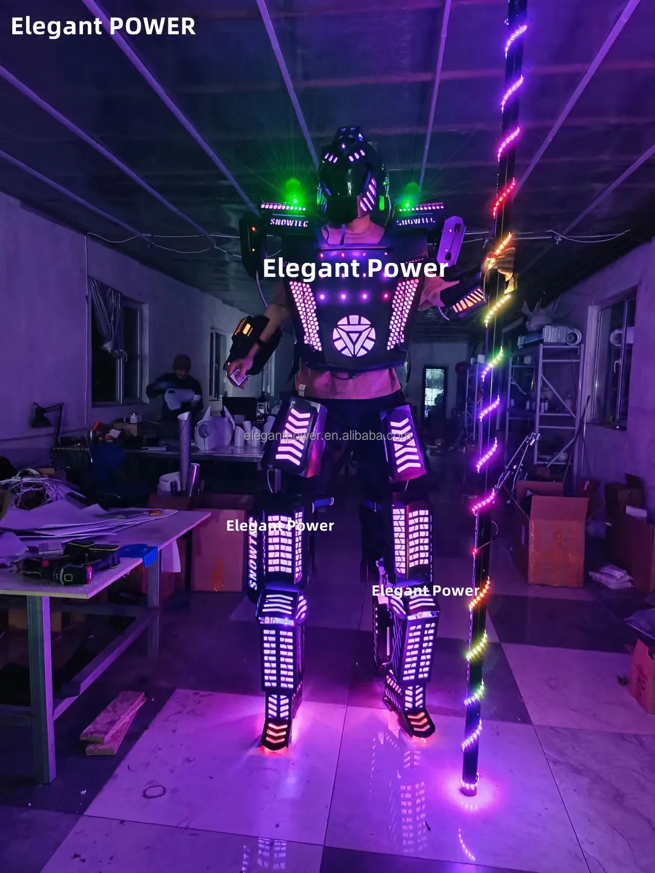 Hot Selling LED Mecha Stilts Costume Party Nightclub Stilts Costume ...