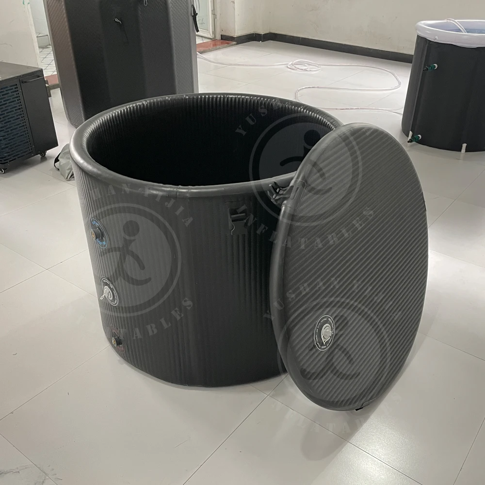 Portable Cold Plunge Tub,Inflatable Arctic Pod Ice Bath,Multi Level ...