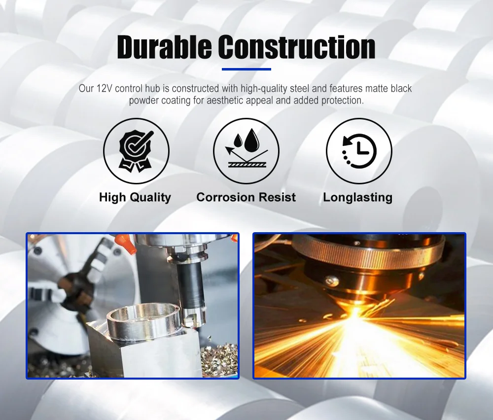 12v Control Hub Power Control Box In-built 40a Dc Dc Charger And 1500w ...