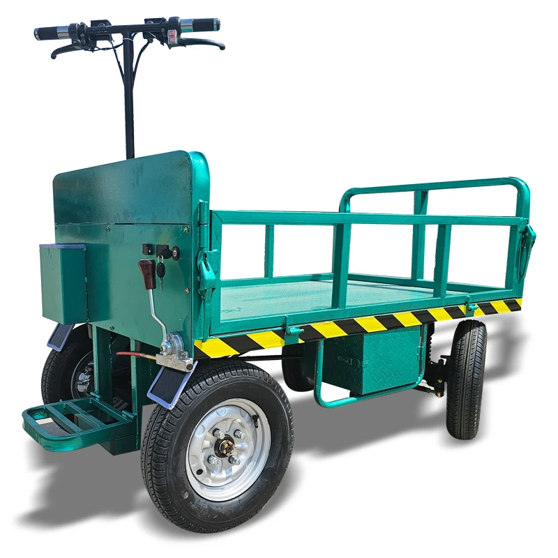 Electric Vehicle Hand Carts Having a Double Disc Brake System for the ...