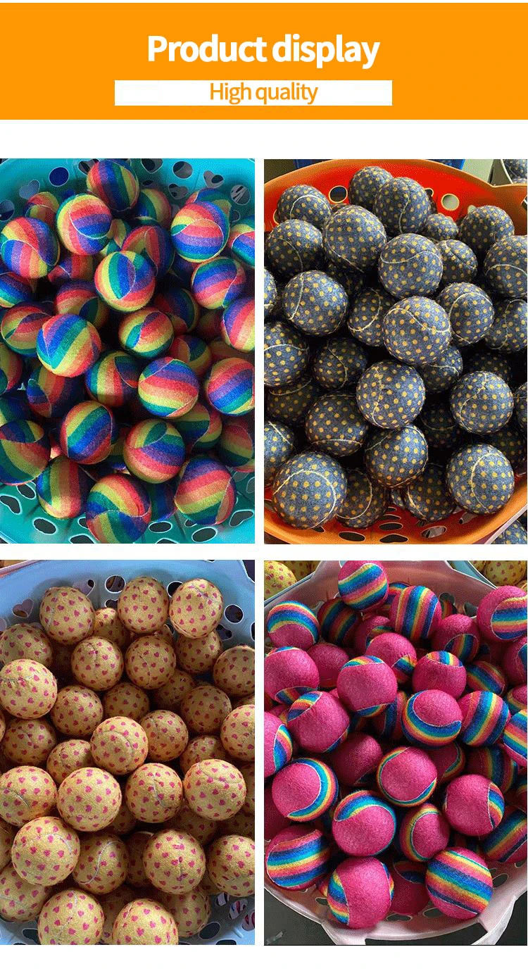 Customized Logo Dog Chew Toys - Durable Pet Tennis Balls