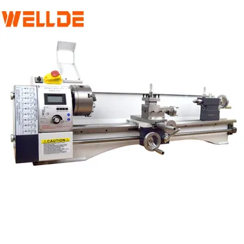 High-accuracy 800mm 210 Double Chuck Mini Manual Metal Lathe Machine ...