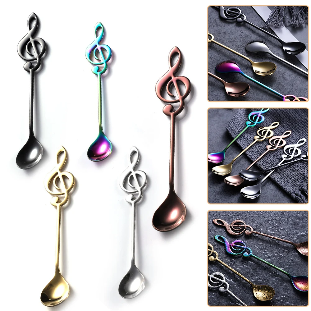 Stainless Steel Music Note Tea Spoons - Perfect for Parties