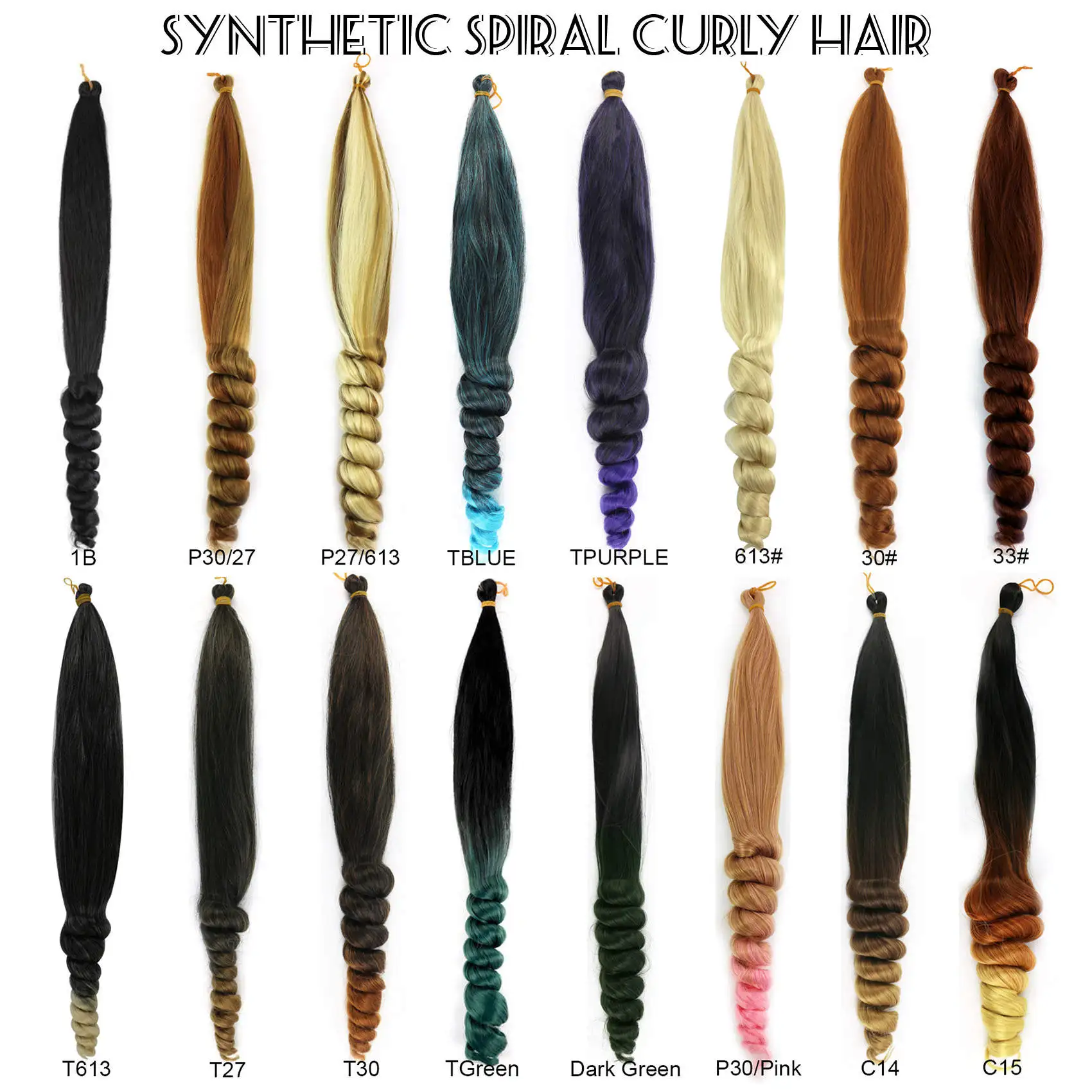 French Curl Braiding Hair Attachment Mesh - No Tangle