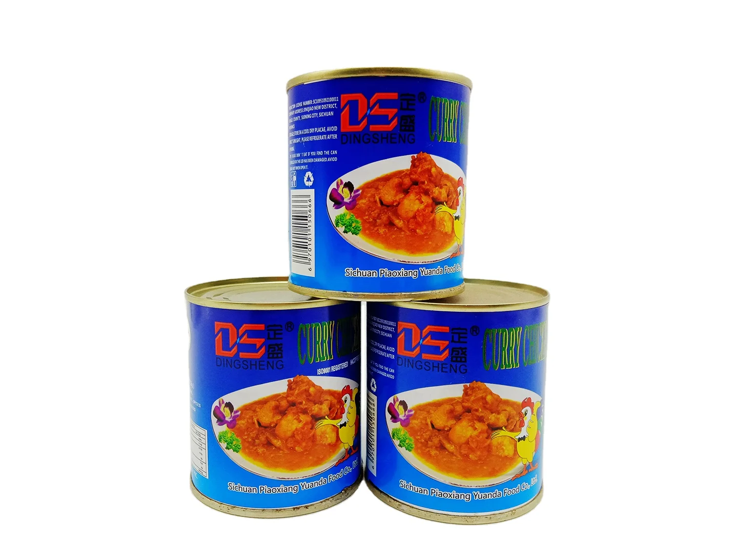 Canned Curry Chicken Canned Halal Chicken - Buy Curry Chicken Snack ...