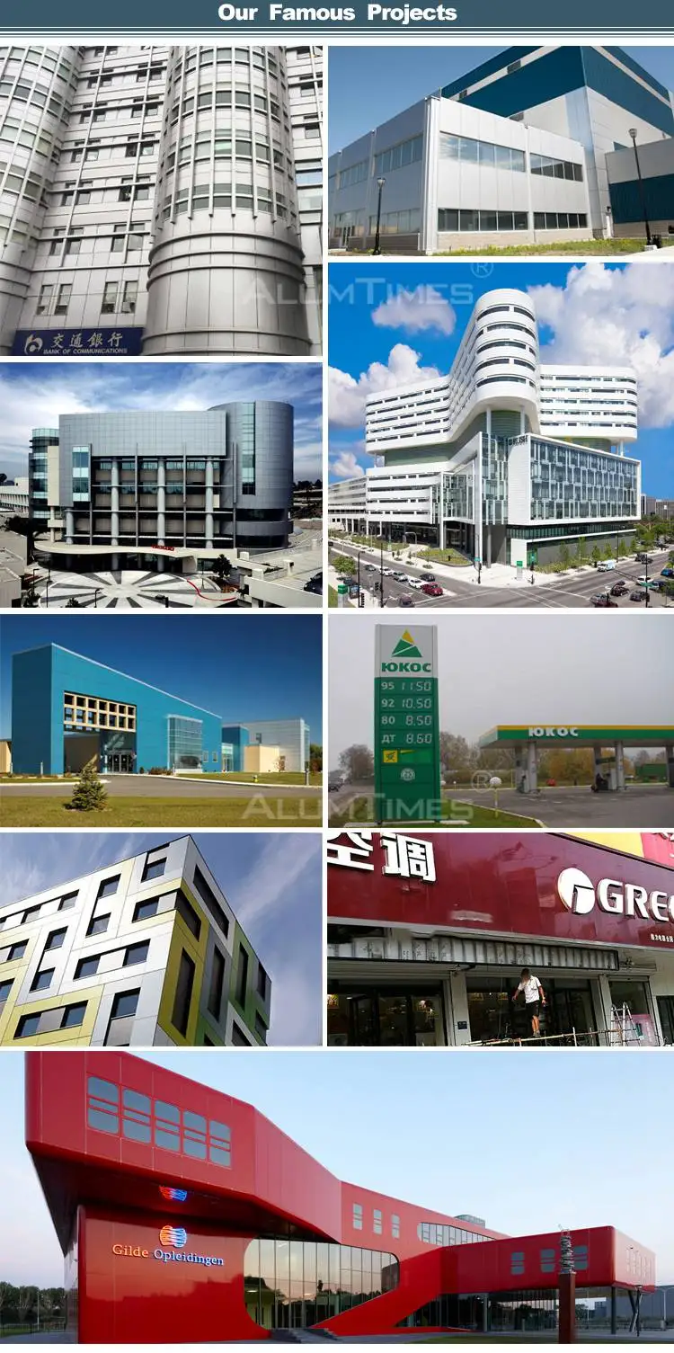 Alumtimes Alucobond ACM Facade Plastic Plate for Cladding Wall ...