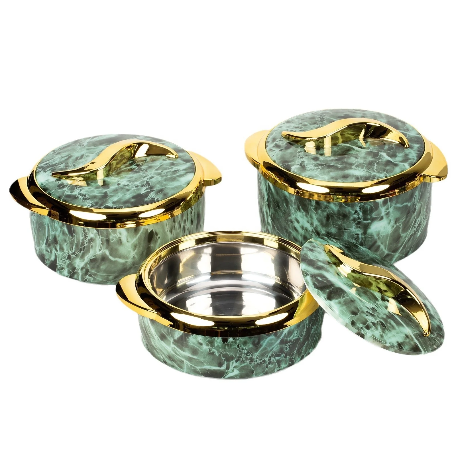 3 Pcs Set 1.5l 2l 2.5l +1l Coffee Pot Sets Thermos Insulated Food ...