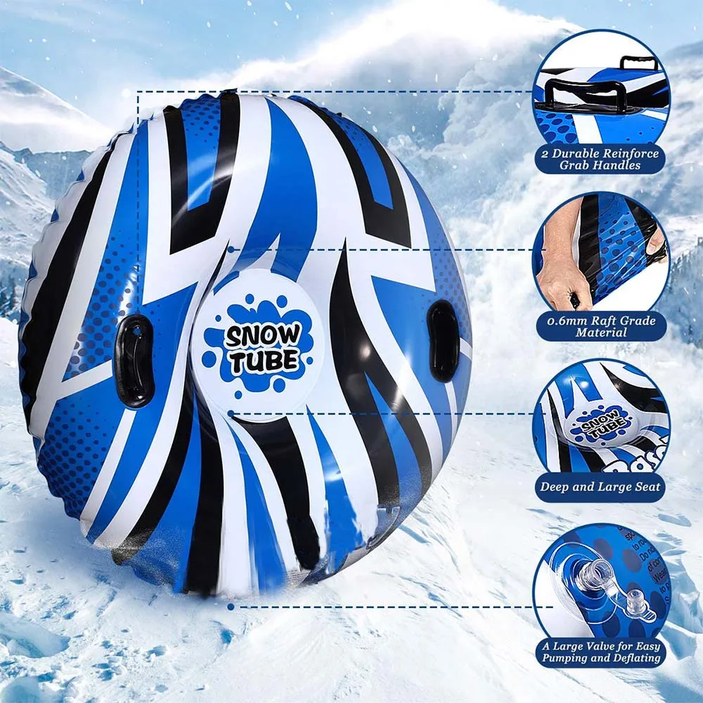 Wholesale Snow Tubing Heavy Duty Inflatable Snow Tube Thicken Pvc ...