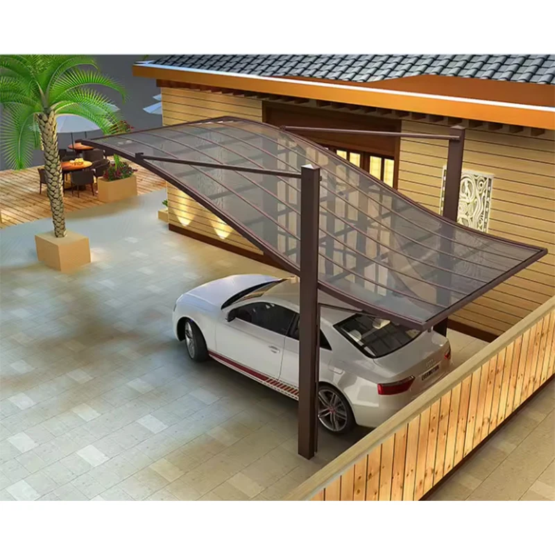 Polycarbonate Roof Car Shed Car Park Car Roofing Storage Aluminium ...