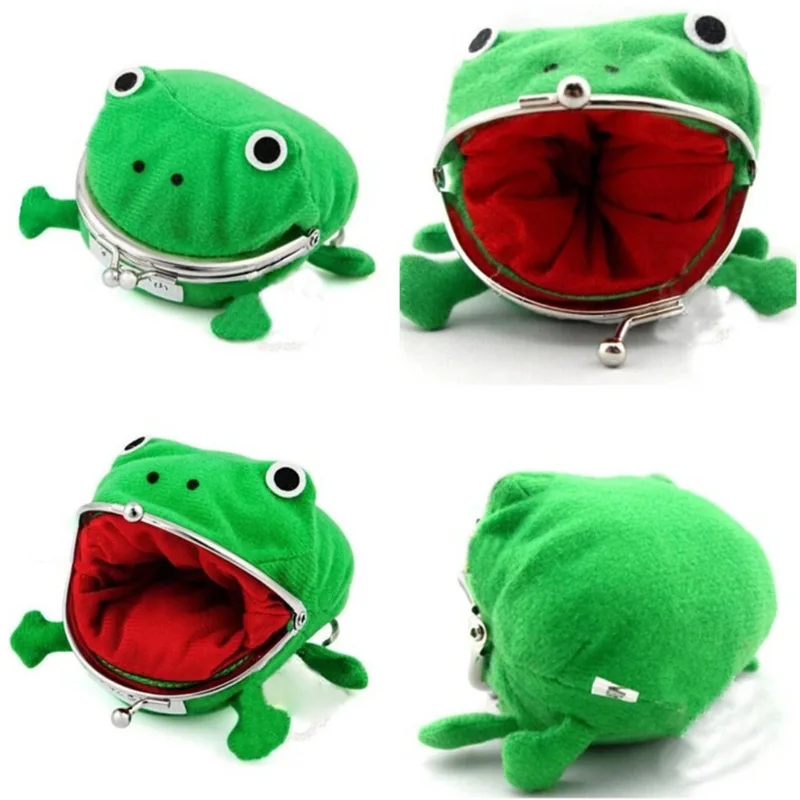 2 Sizes Hokage Nin-jia Frog Coin Purse Men Women Key Anime Plush Wallet ...