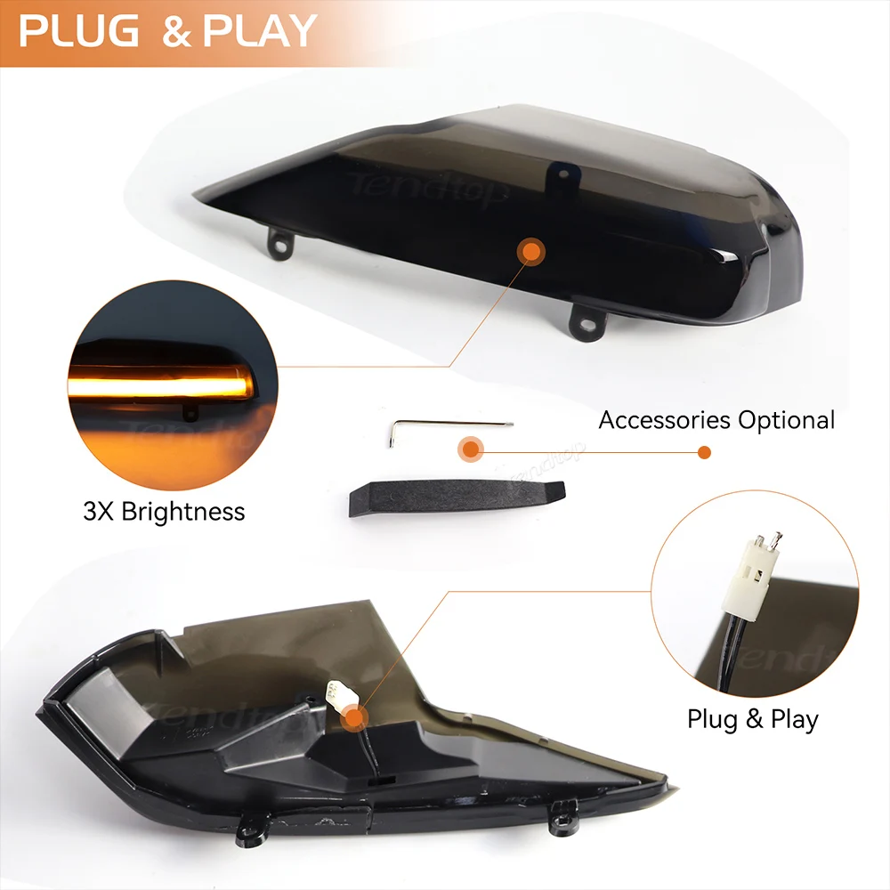 Sequential Side Mirror Turn Signal Indicator Lights for Subaru Forester ...