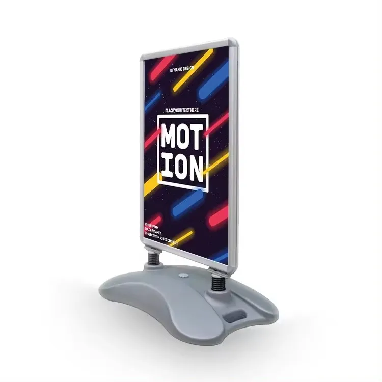 Water-filled Base Pavement Display Aluminum A0 Size A Board Wholesales ...