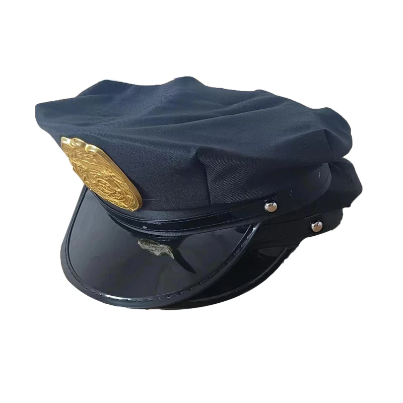2023 New Uniform Hat Black Men&Women Custom Hats City Guard Security ...