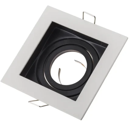 GU10 Downlight Fixture LED Spotlight Recessed Adjustable G5.3 MR16 GU10 ...