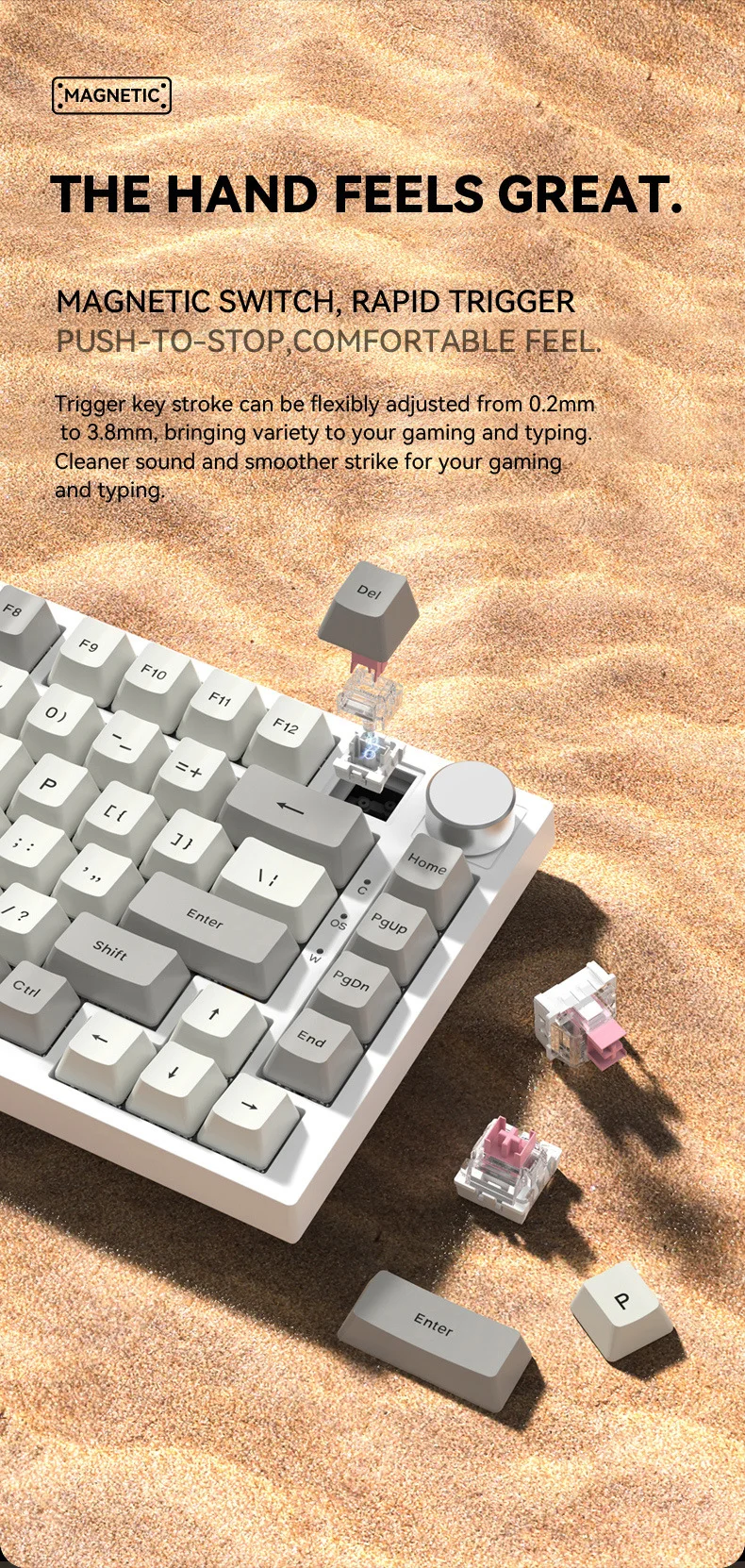 Attack Shark K85 Esports Magnetic Axis Mechanical Keyboard