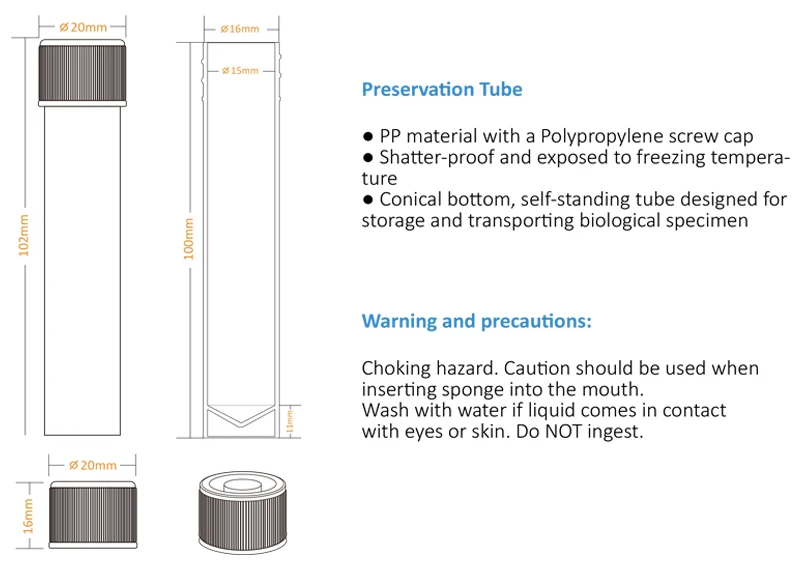 CY-93050R-TS Iclean Medical Disposable 3ml Transport Medium