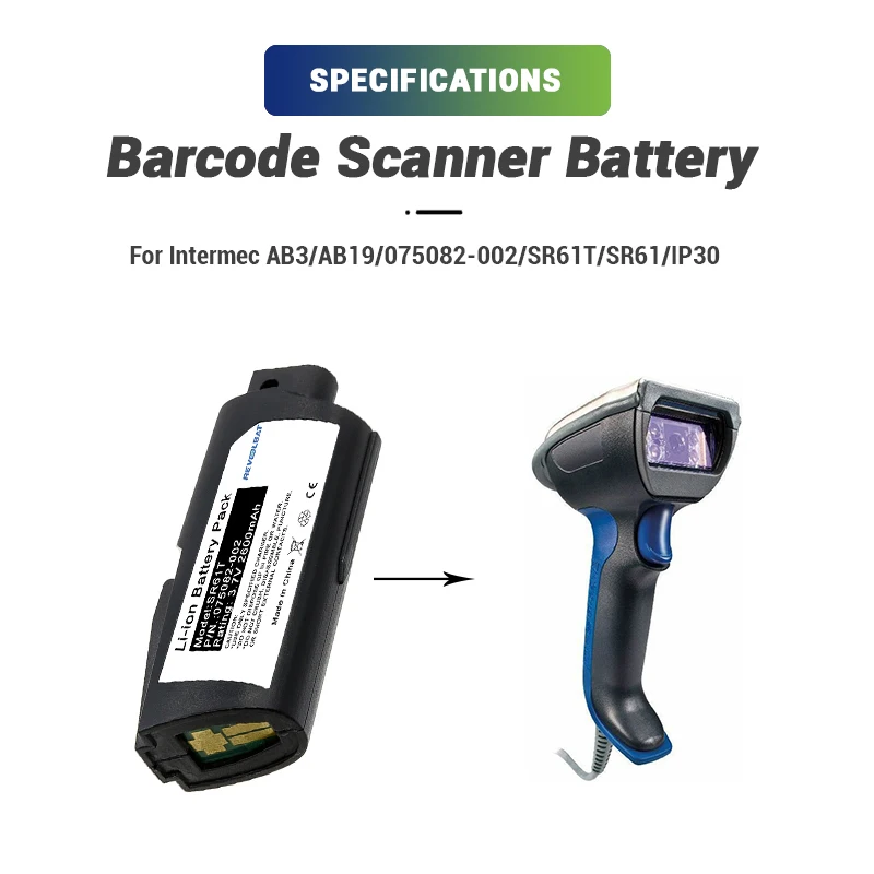 Li-ion Lithium-ion 3.7v 2600mah 3400mah Rechargeable Ab3 Ab19 075082 ...