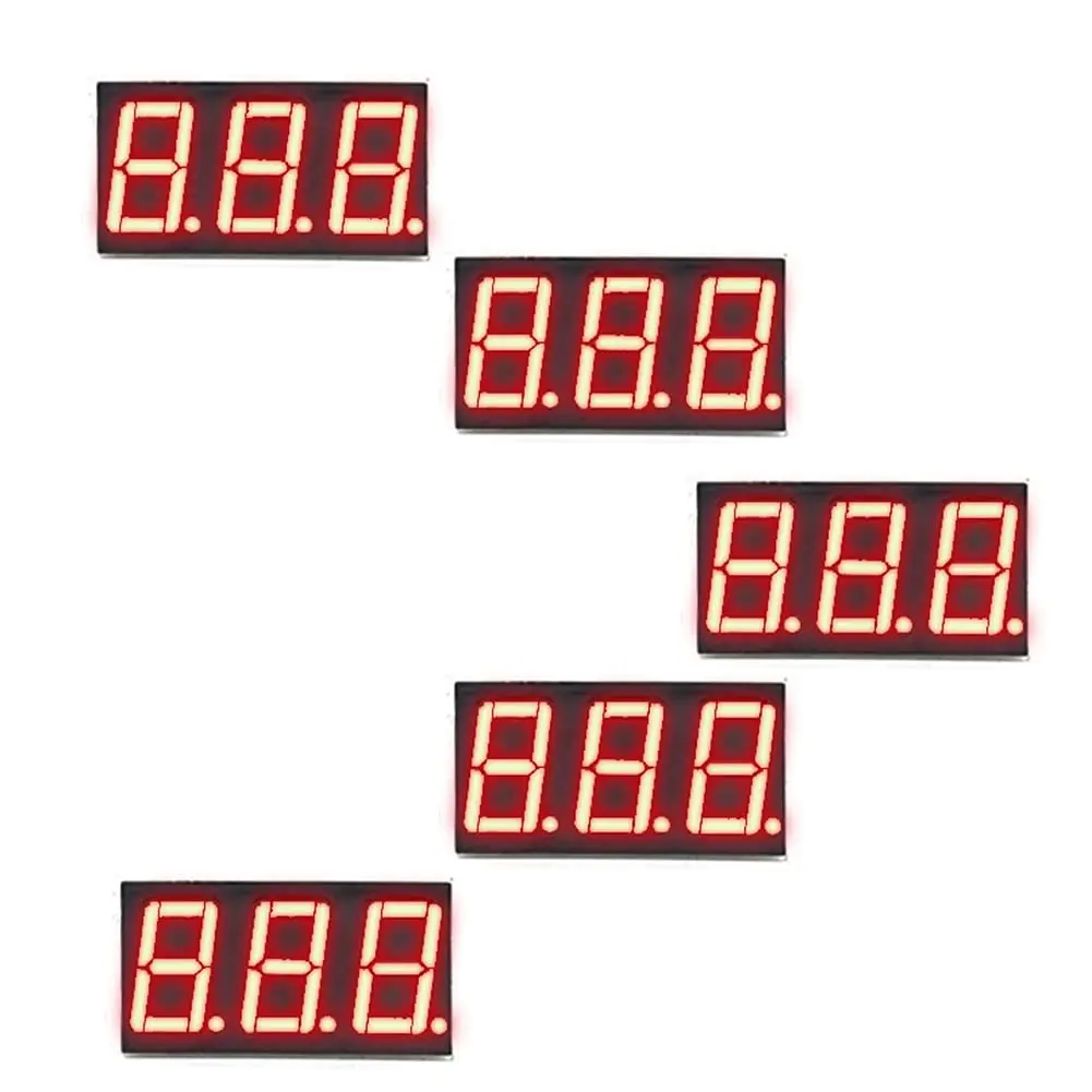 3 Digit 7 Segment Display Super Red Common Anode 0 28 0 36 Inch 3 Digit