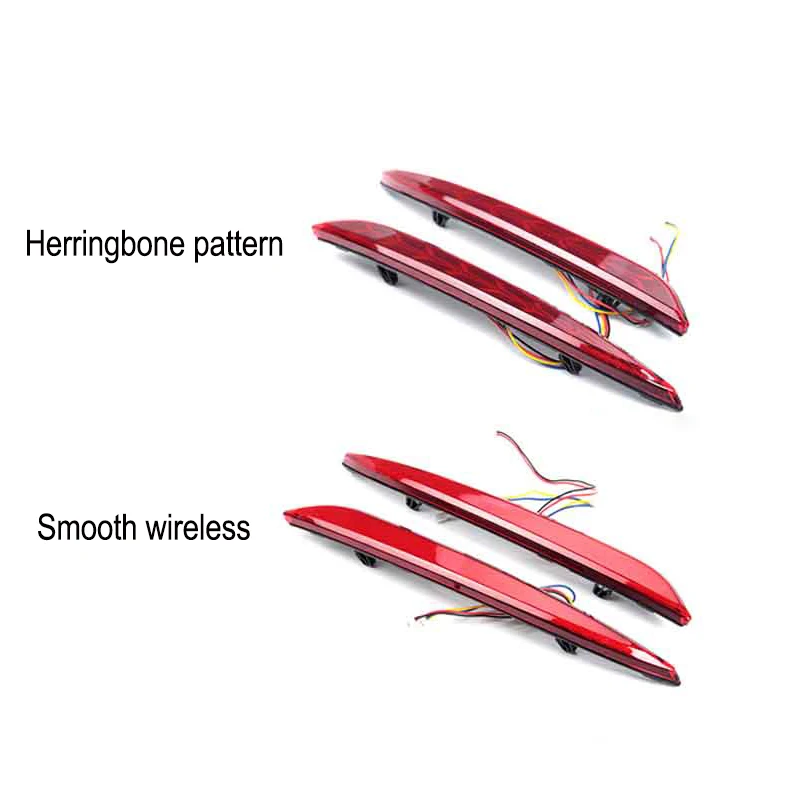 Tesla Model 3 Model Y 12v Red Lens Bumper Reflector Lights Led Stop ...