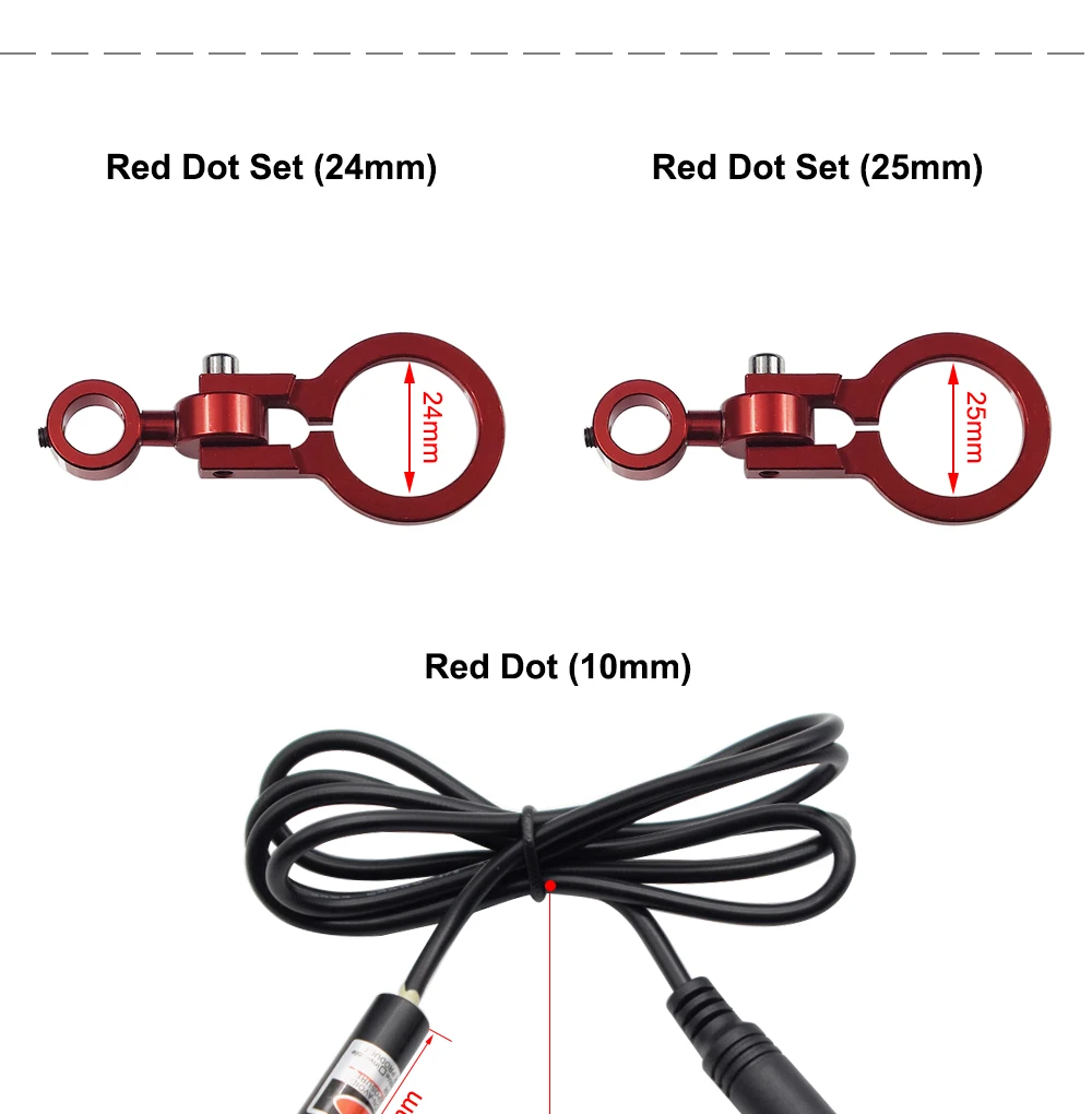 Hunst Red Dot Set Laser Engraver Co2 Red Pointer Dia:24/25mm Dc 5v For ...