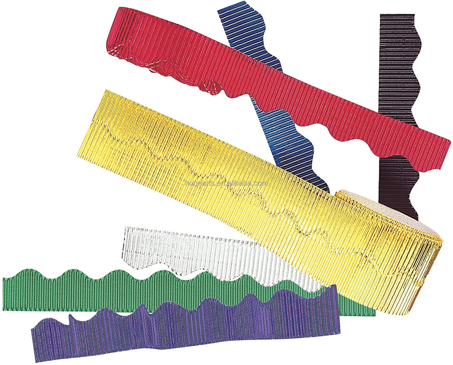 Classroom Decorative Paper Border Rolls - Scalloped Bulletin Board ...