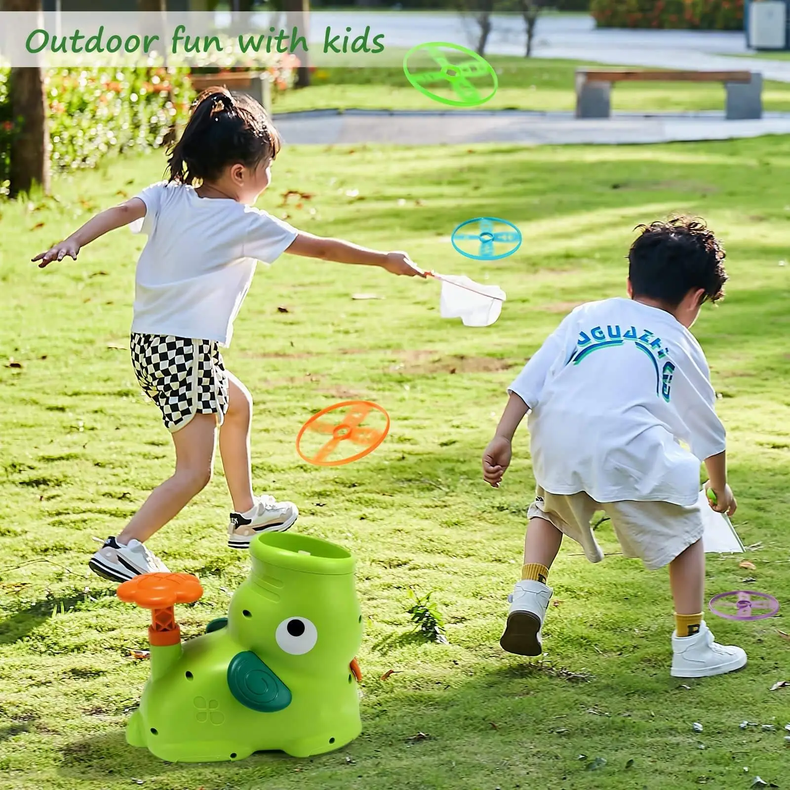 Outdoor Elephant UFO Toy - Fun Catching Game for Kids