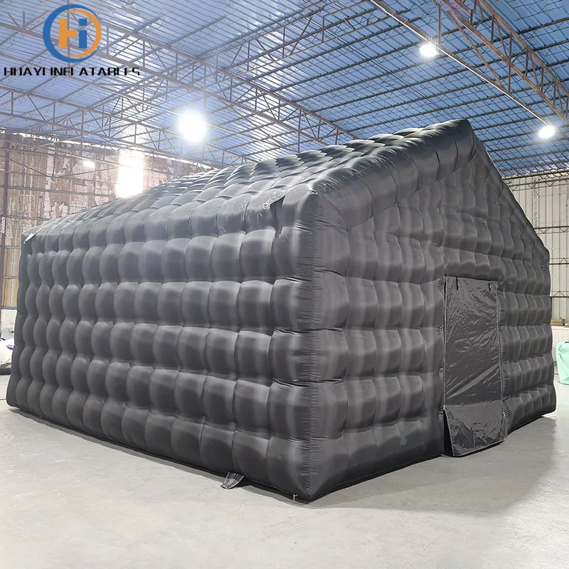 20ft Portable Party Tent with LED Lights & Inflatable Cube
