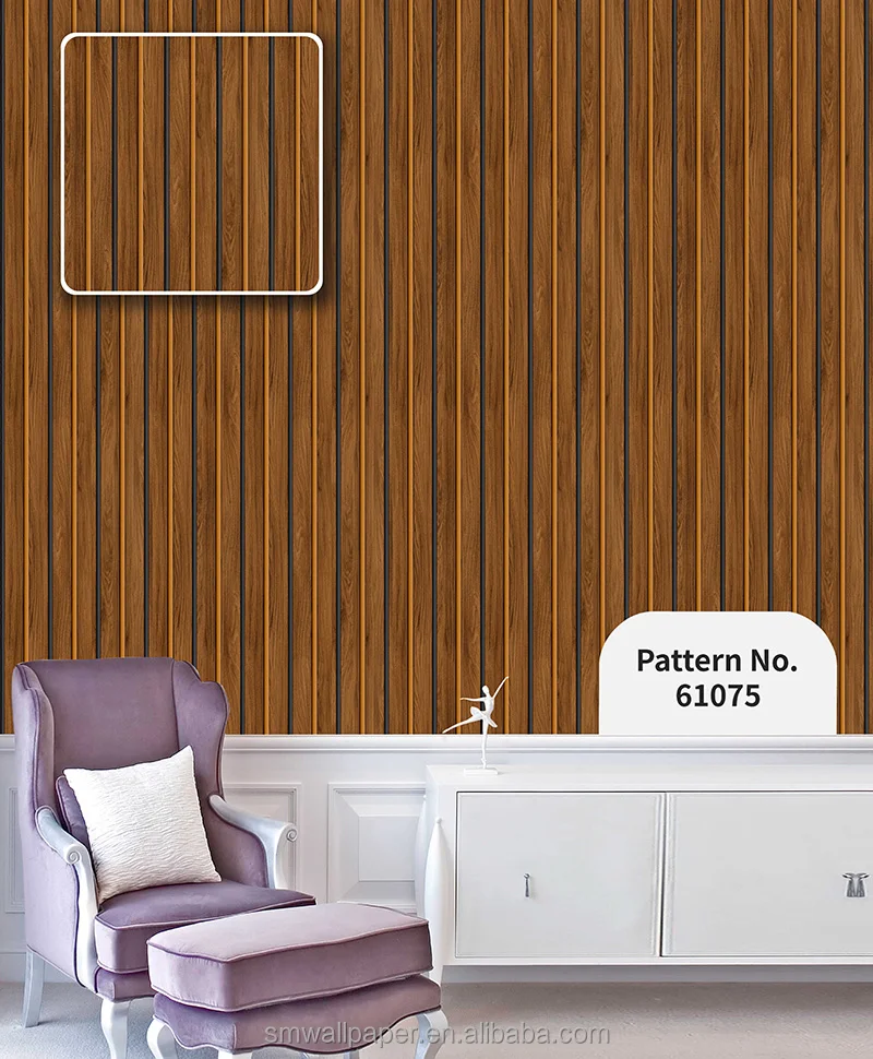 Natural Wood Clad Wallpapers - Stylish & Durable Solutions