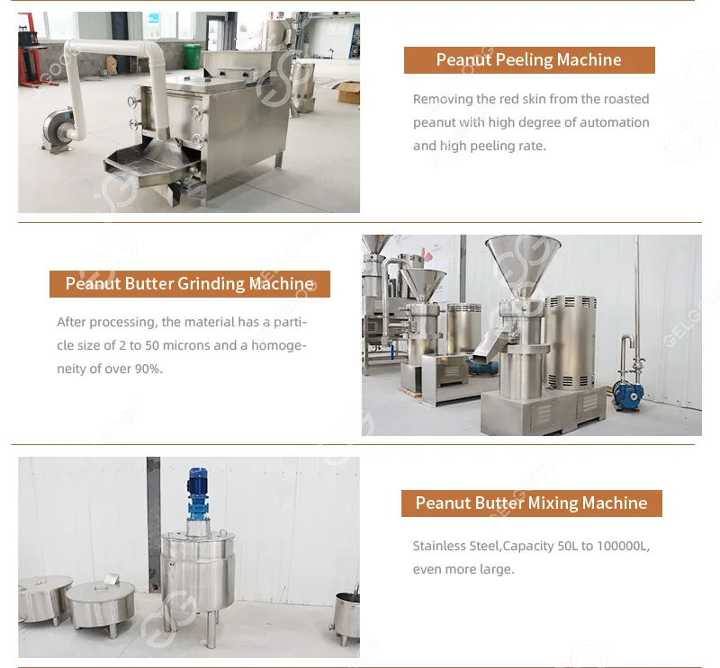 Automation Hazelnut Nut Peanuts Paste Roasting Butter Process ...