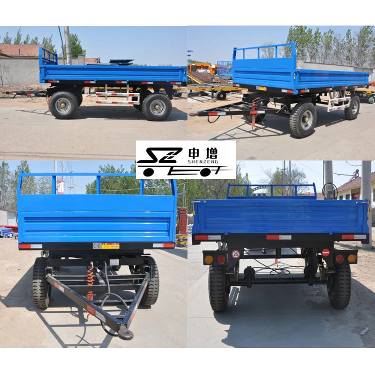 Agricultural Machinery 4 Wheel Power Farm Tractor Trailer - Buy Farm ...