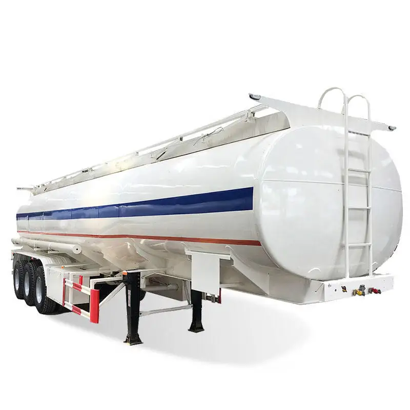 Heavy Duty Fuel Tanker 4 Axles for Oil Transport Oil Water Tanker Semi ...