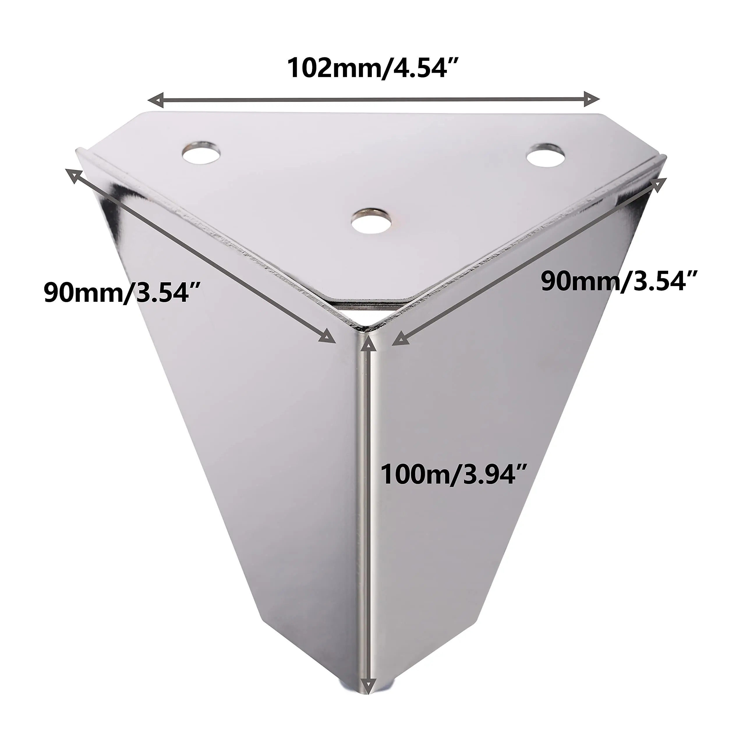 Modern Luxury Bench Feet Console Steel Black Metal Furniture Bed Sofa ...