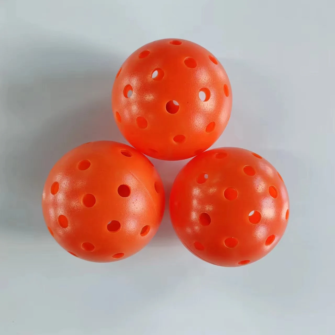 Durable Orange Pickleball Balls - High Elasticity & Durability