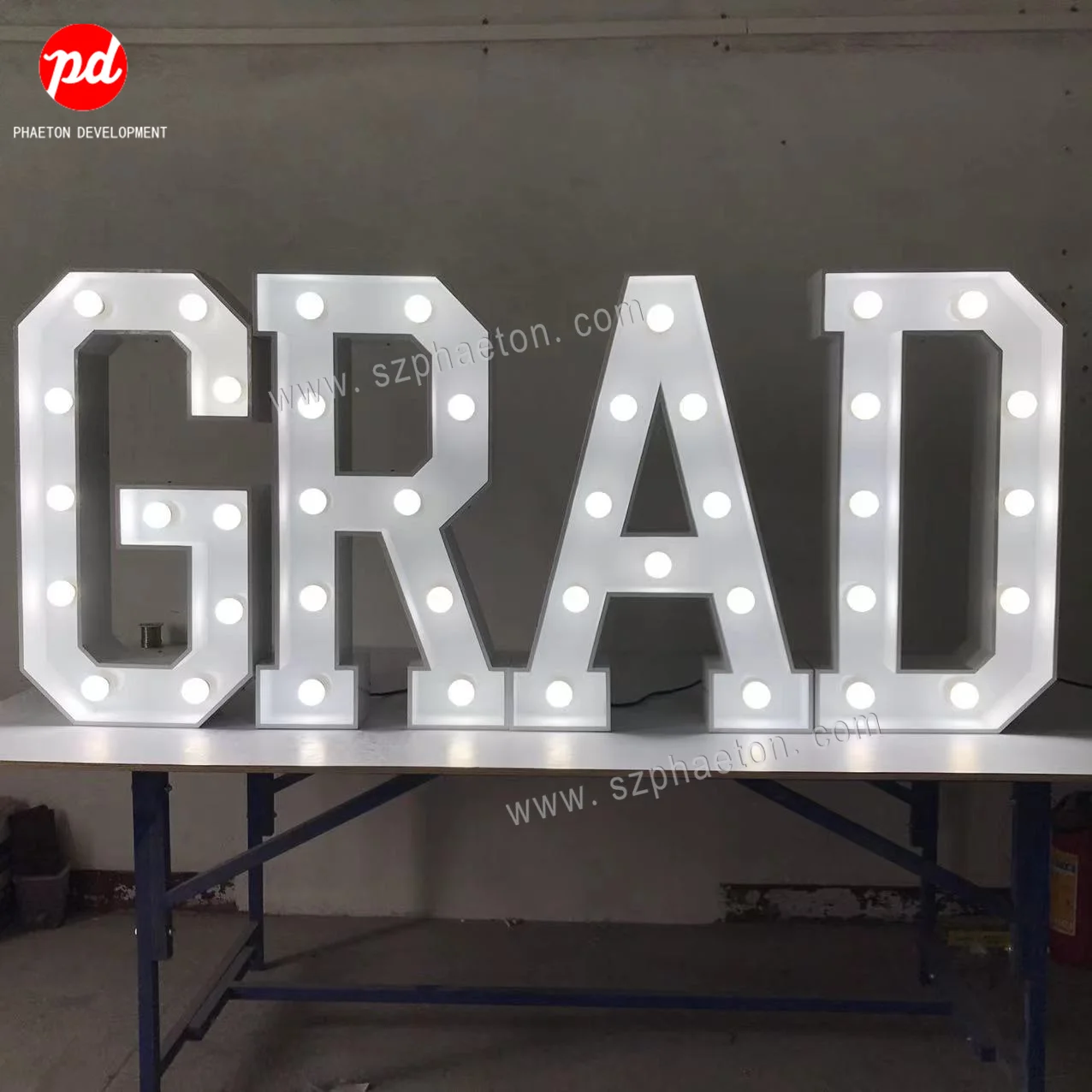 Giant LED Light up Numbers for 70th & 75th Birthday Party Decorations