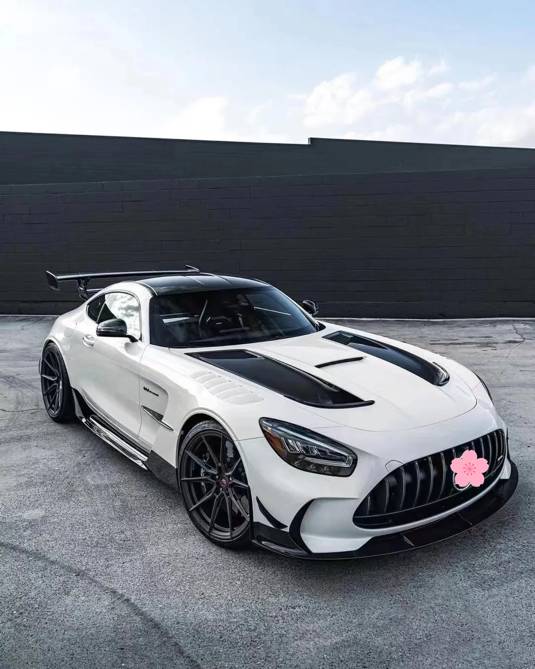 AMG GTS Front Bumper Upgrade - Black Series Style Kit