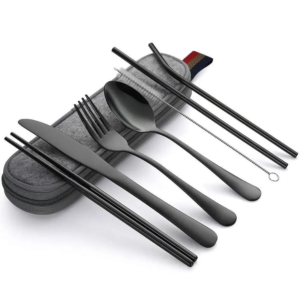 Hotel Cutlery Set - Stainless Steel Gold Spoon Utensils